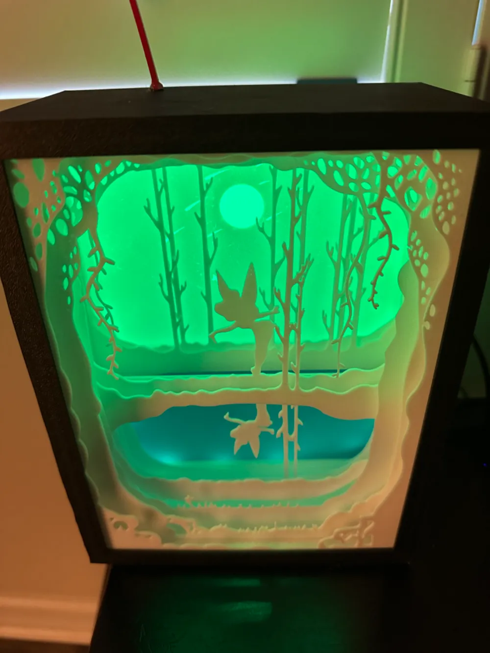 Tinkerbell ShadowBox lamp Remixed by JRoQ MakerWorld: Download Free 3D ...