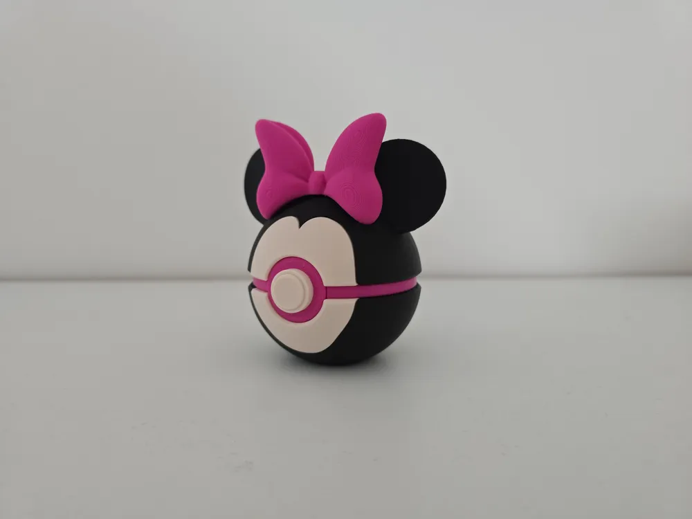 Minnie Mouse Pokéball - Multiparts by 3D Girl MakerWorld: Download Free ...
