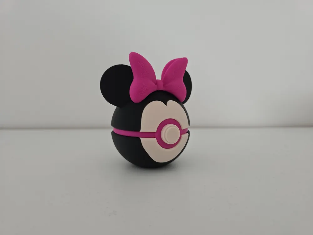 Minnie Mouse Pokéball - Multiparts by 3D Girl MakerWorld: Download Free ...