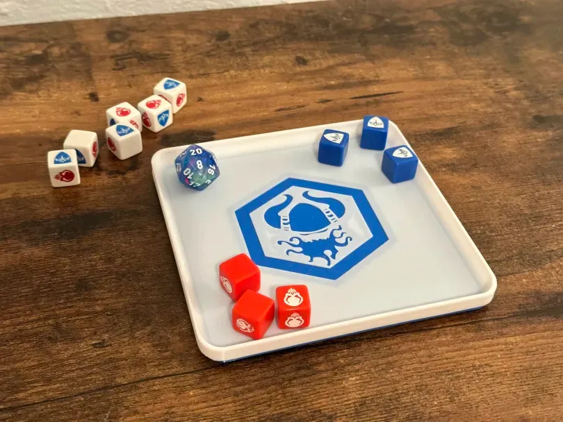 Slim Stackable Dice Tray - Jandar Symbol Remixed by Trailhead ...