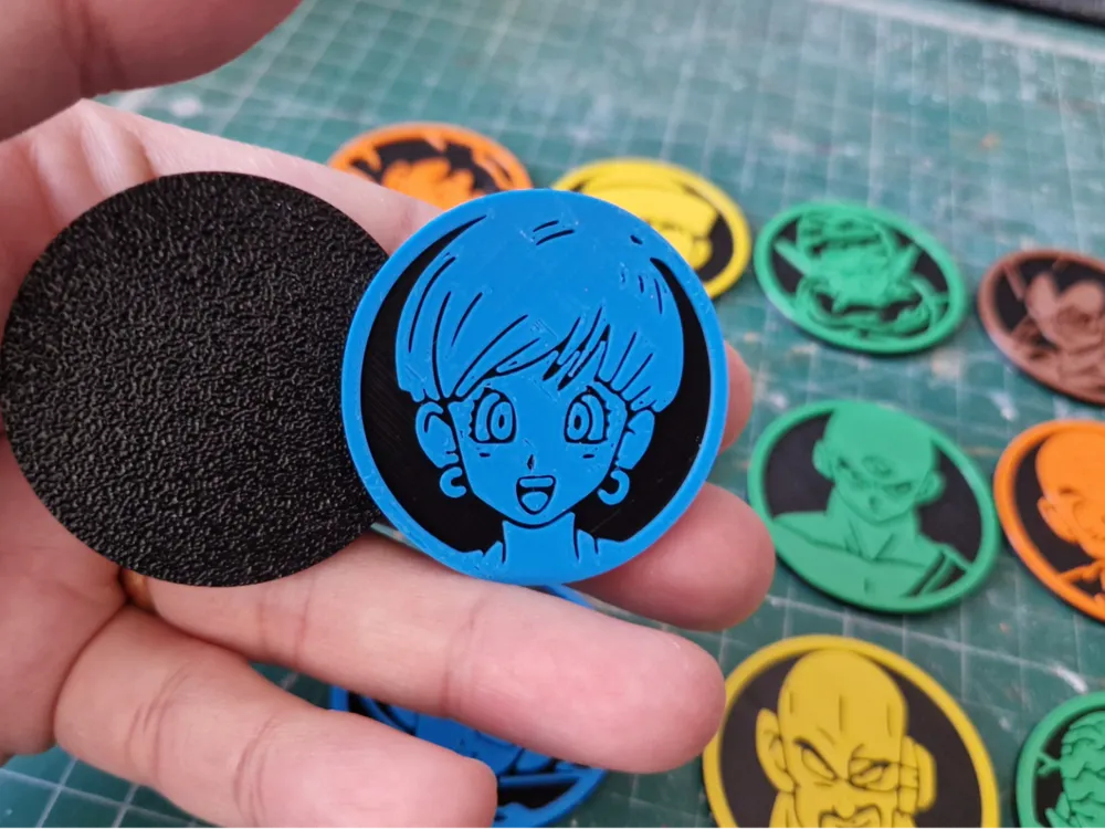 Bulma - Saiyan Saga (DBZ) collectible coin by Kryator MakerWorld ...