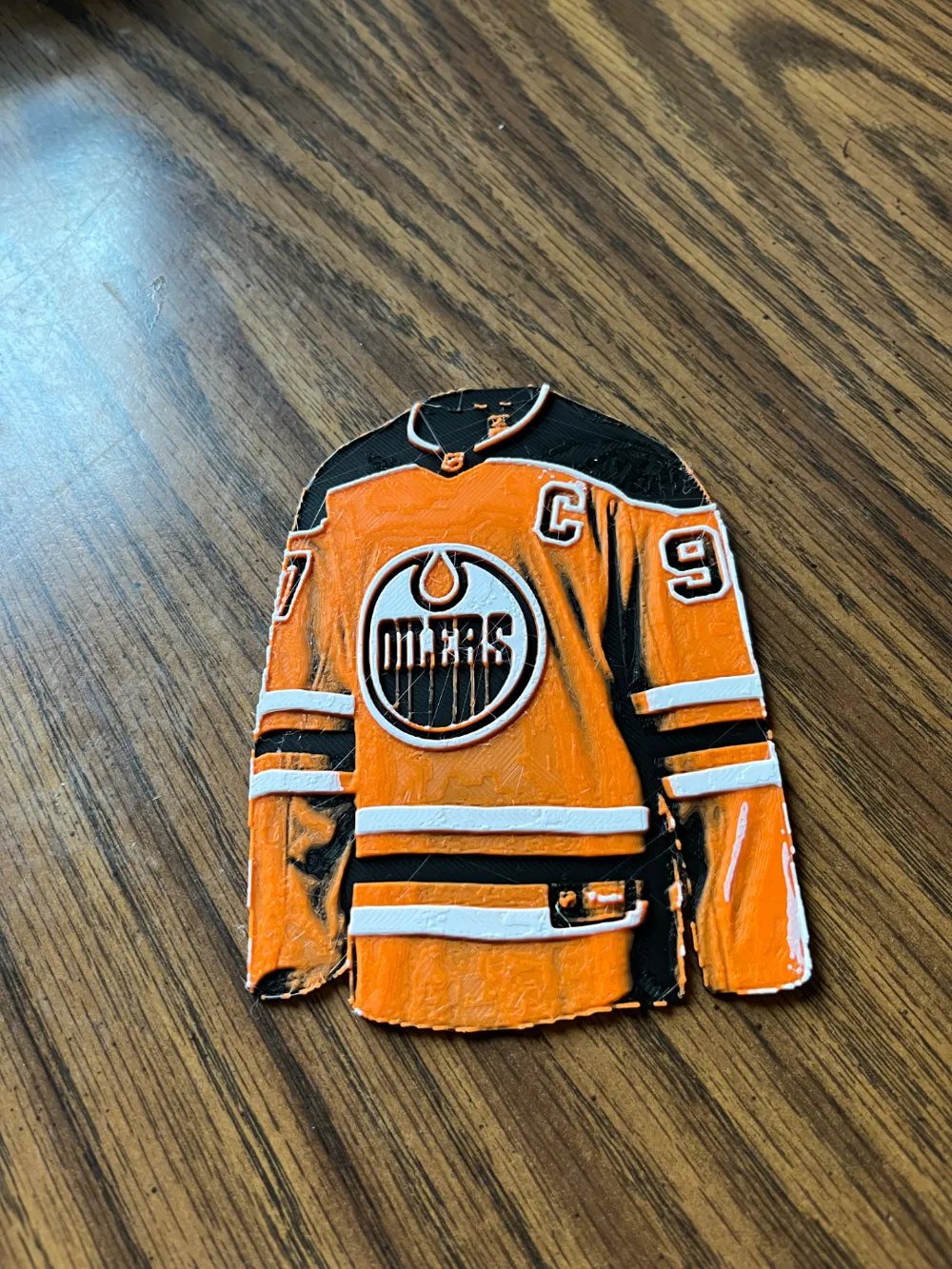 Edmonton Oilers Hockey Jersey 125mm x 138mm by fnapier68 - MakerWorld