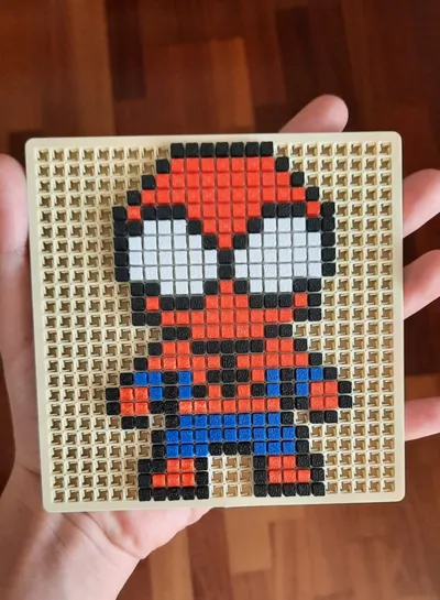 Spider-Man Pixel Art by Predax - MakerWorld