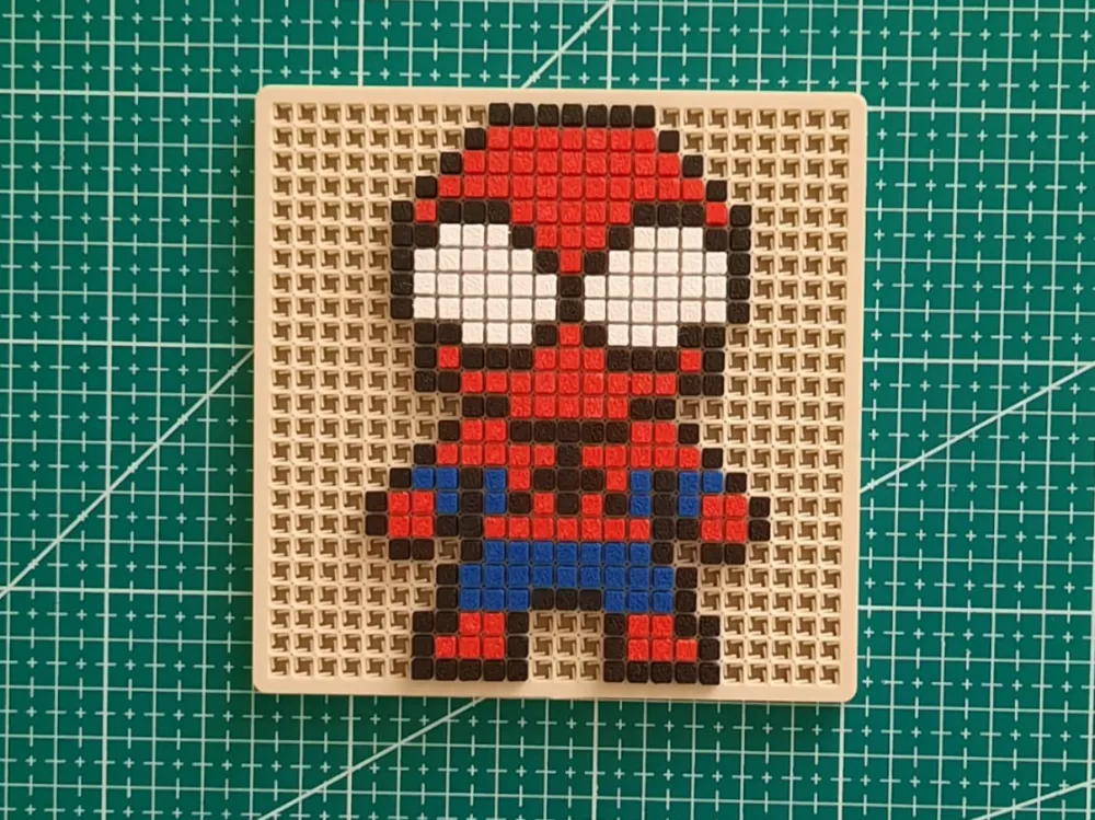 Spider-Man Pixel Art by Predax - MakerWorld