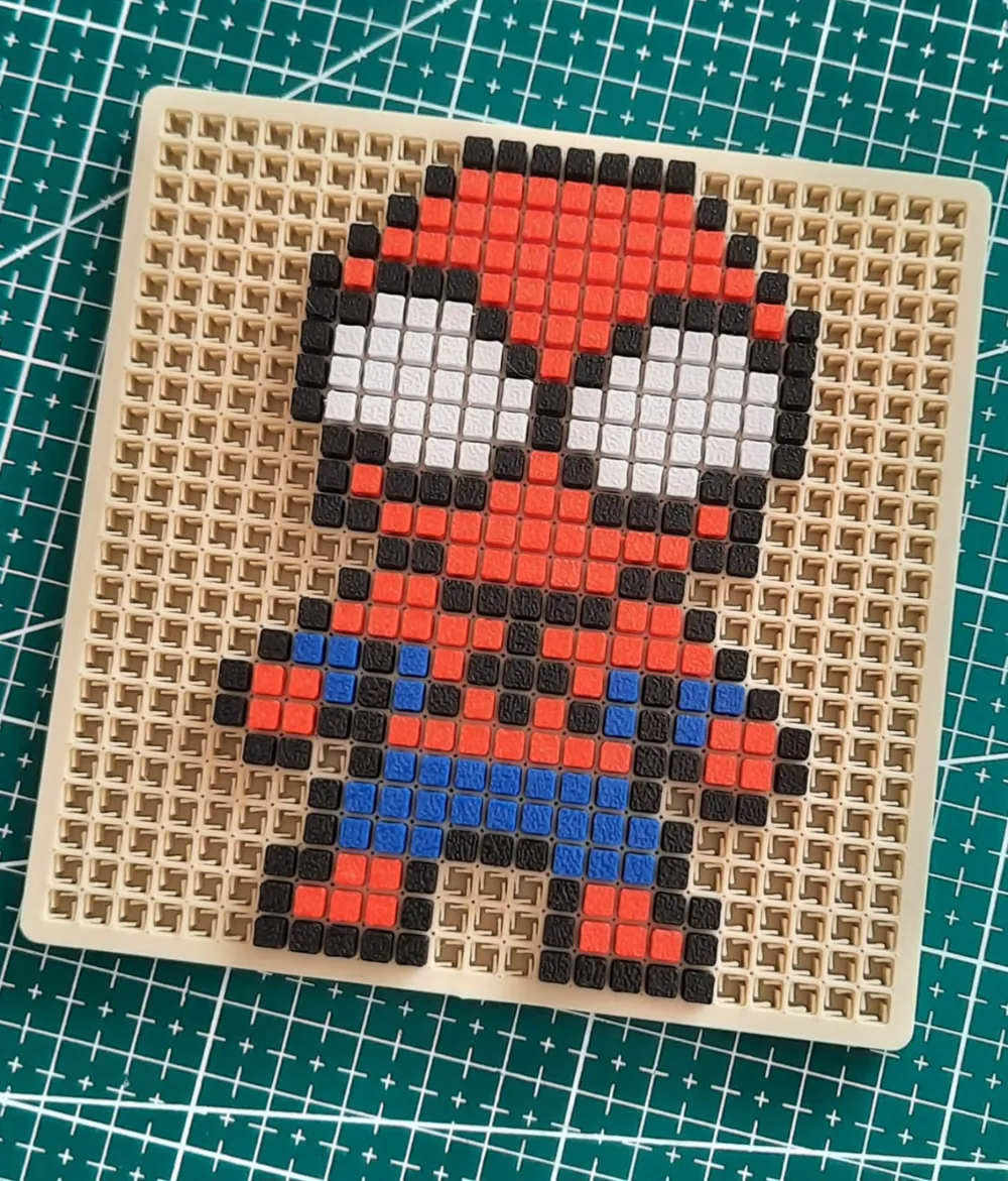 Spider-Man Pixel Art by Predax - MakerWorld