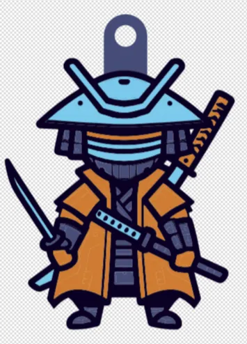 Cyberpunk Keychain - Samurai by ArenDhaal - MakerWorld