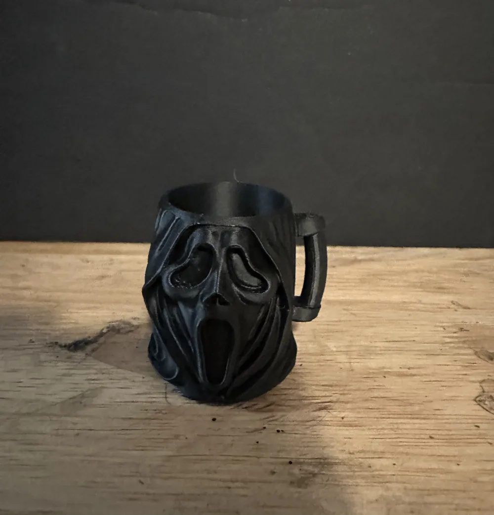 Ghostface Scream Horror Cup /Ghostface mug - Free 3D Print Model ...