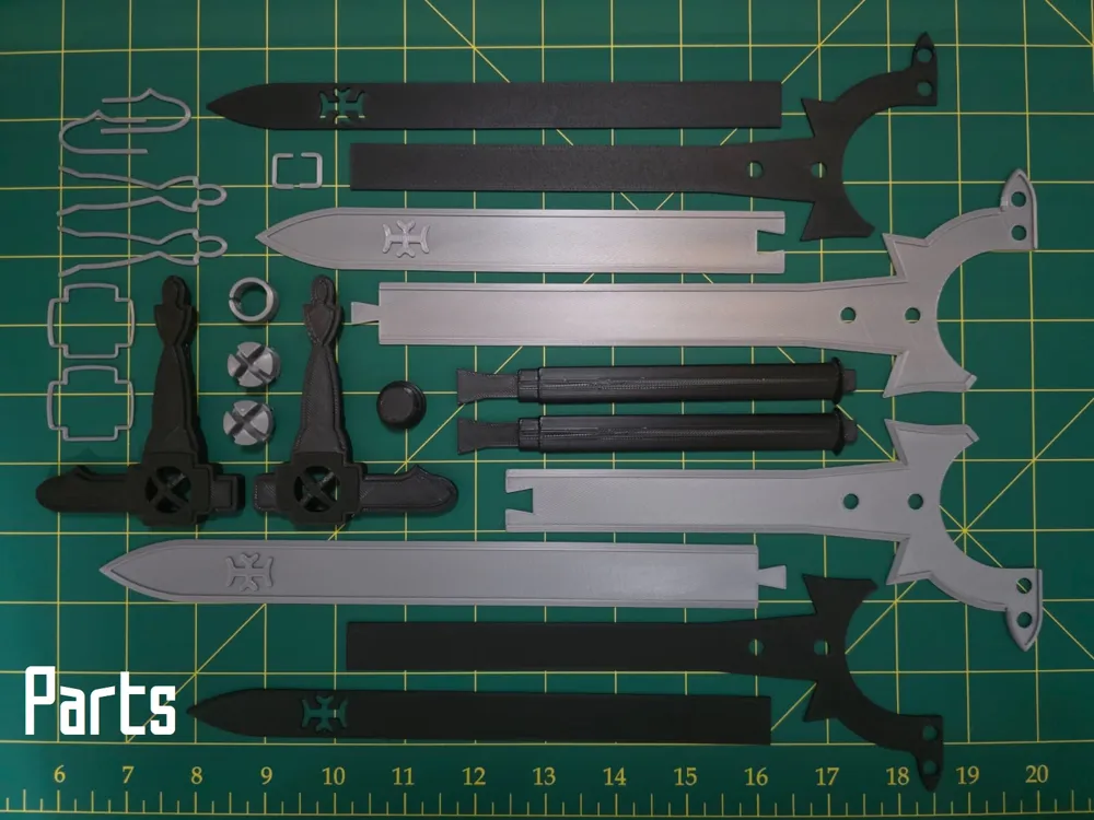 Elucidator Sword Art Online (SAO) - Free 3D Print Model - MakerWorld