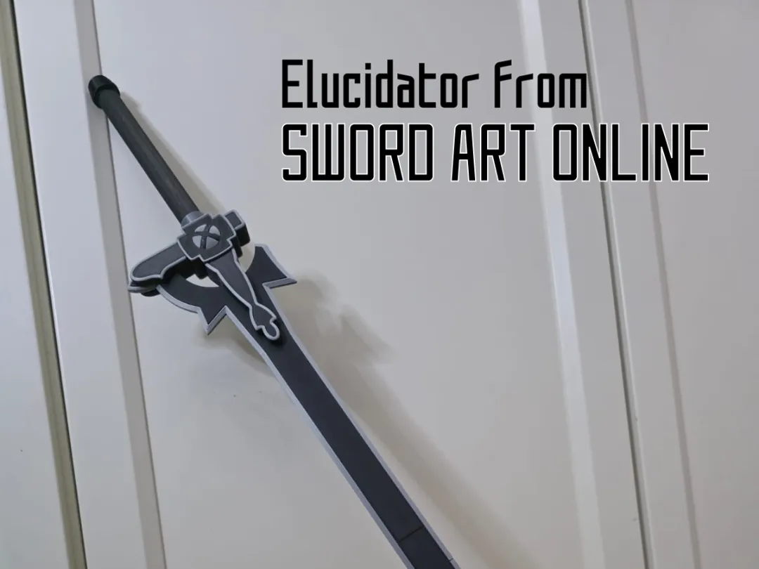Elucidator Sword Art Online (SAO) - Free 3D Print Model - MakerWorld