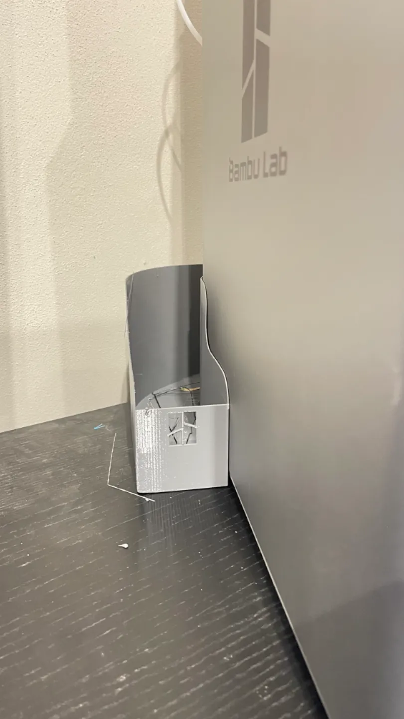 BambuLab X1C p1p Poop Chute bucket Cestino scarti by Eddy16 - MakerWorld