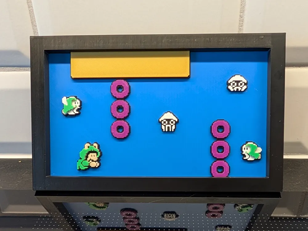 Super Mario Bros 3 Water Level Wall Art by LayeredPixels by Tomas ...