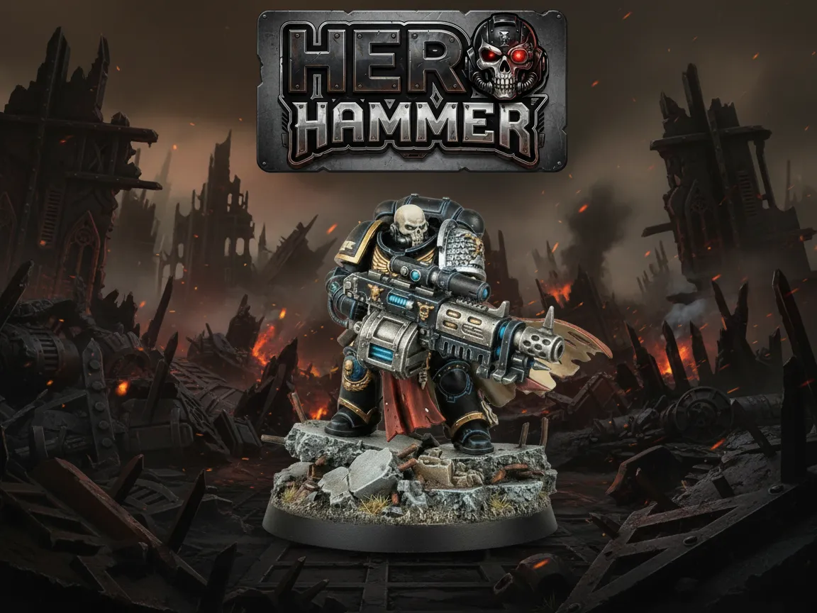 HERO HAMMER SKULL GUNNER - Free 3D Print Model - MakerWorld