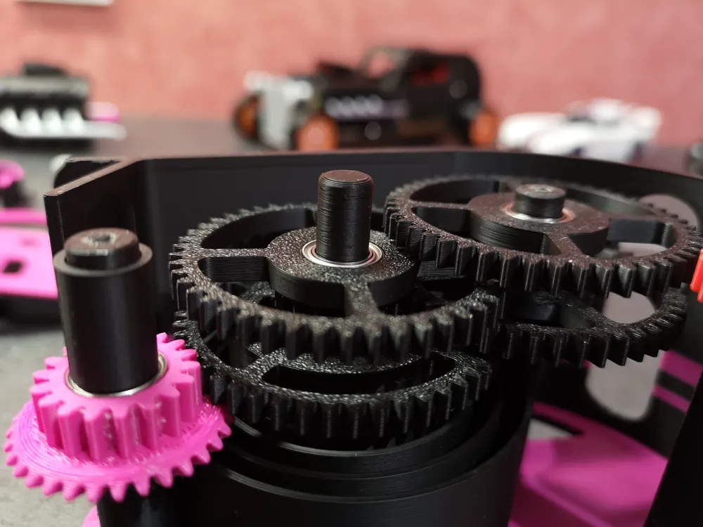 HOT ROD V8 - Spring engine by AD-Concept MakerWorld: Download Free 3D ...