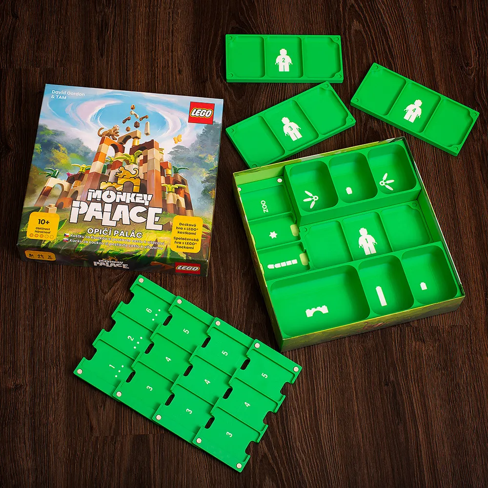 Organizer for the desktop game Monkey Palace - Free 3D Print Model ...