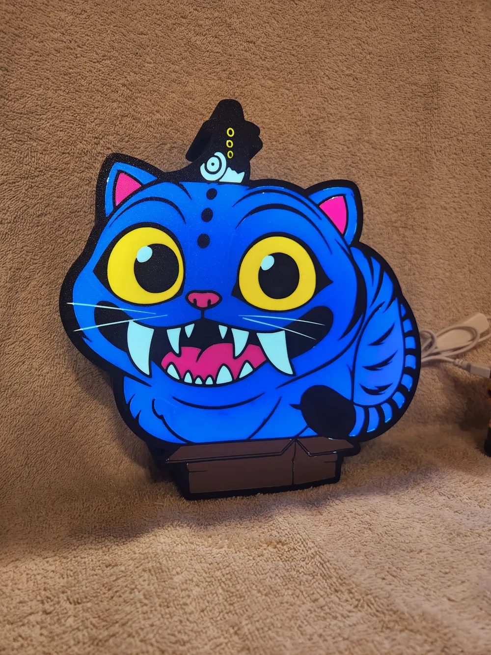 K- POP Tiger lightbox - Free 3D Print Model - MakerWorld