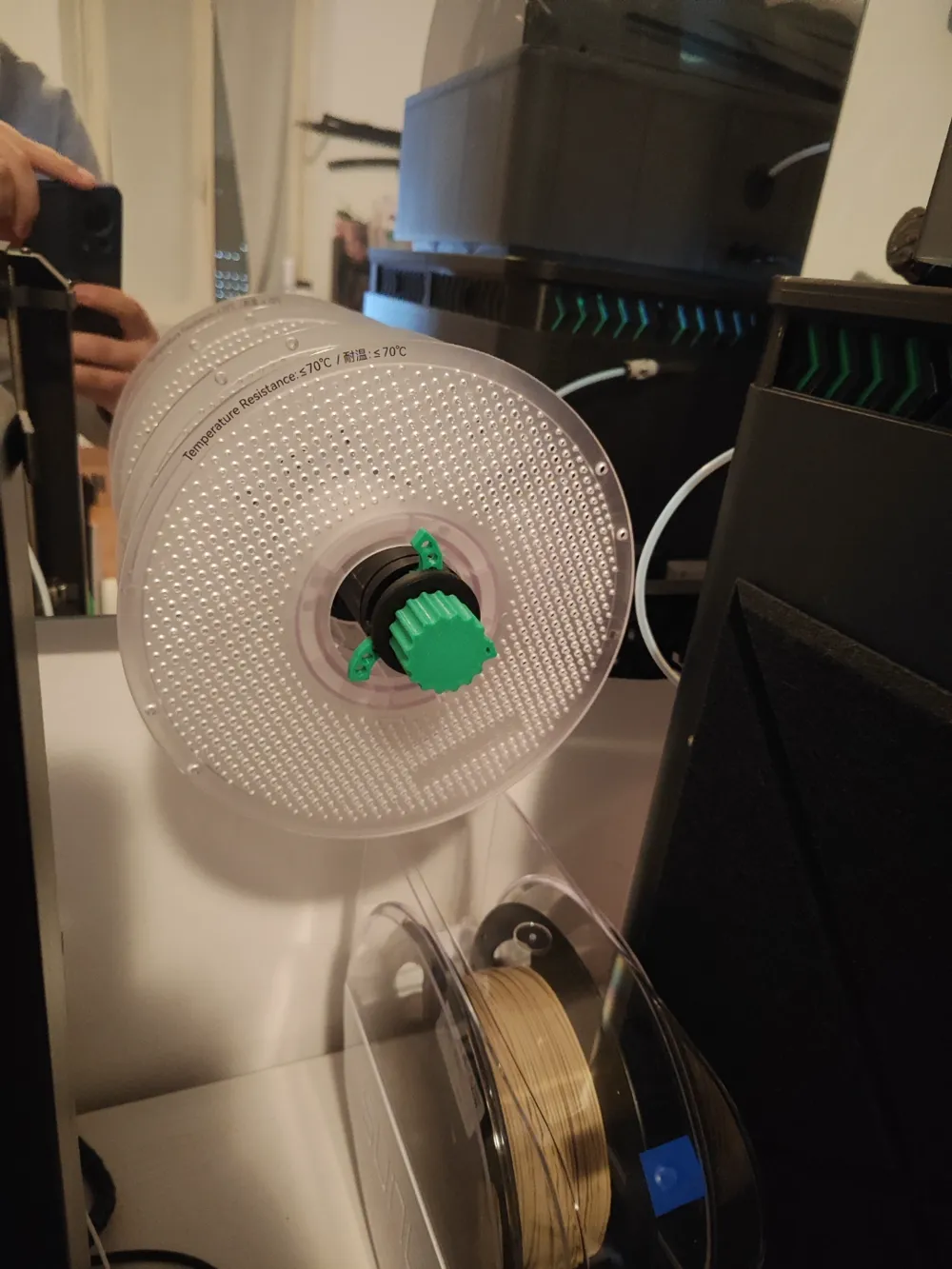 BambuLab Lateral spool holder for x1/p1 series by andriy00064 - MakerWorld