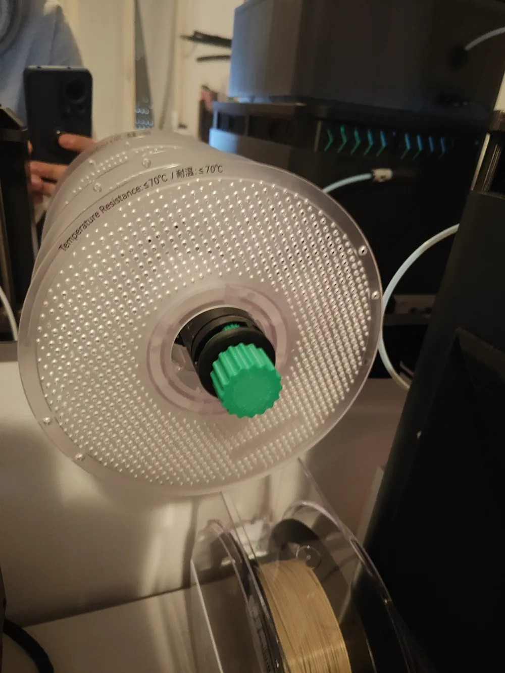 BambuLab Lateral spool holder for x1/p1 series by andriy00064 - MakerWorld