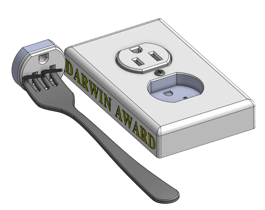 Darwin Award Trophy - Free 3D Print Model - MakerWorld