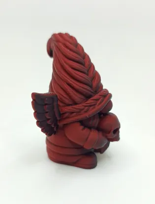 Sinister Gnome with Skull - Free 3D Print Model - MakerWorld