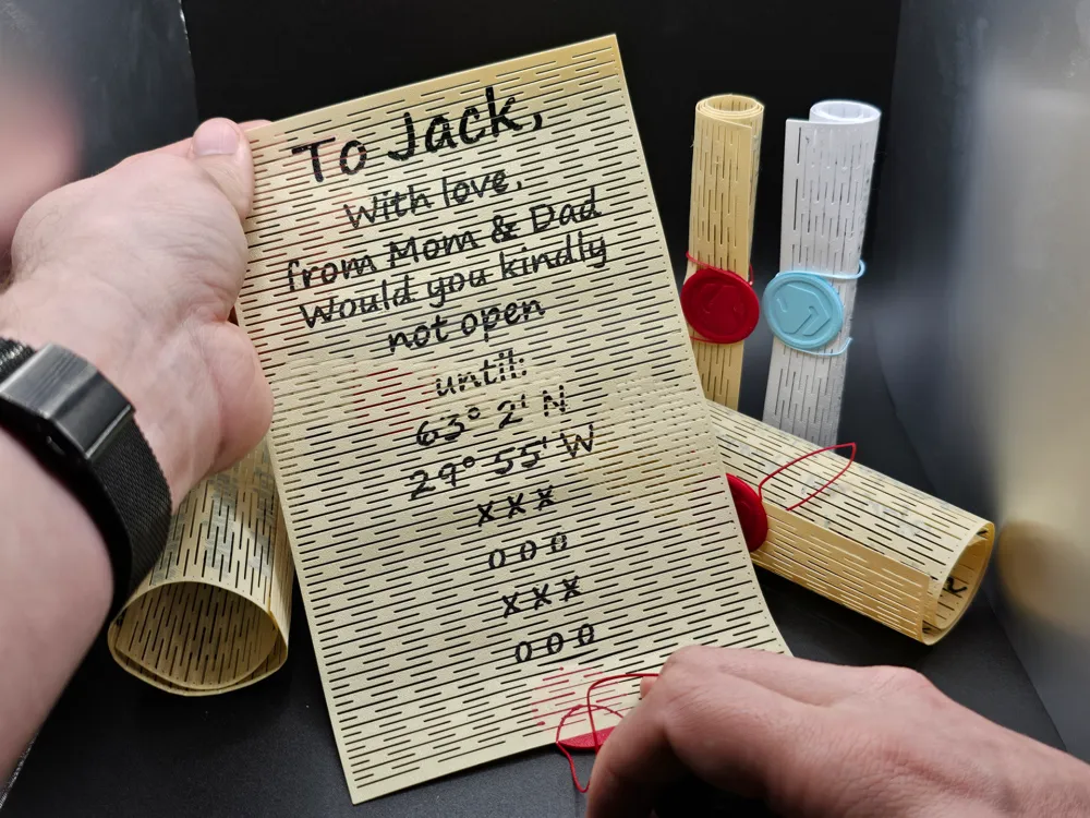Customizable Wax Sealed Parchment by Surreal SonicusMakerWorld ...