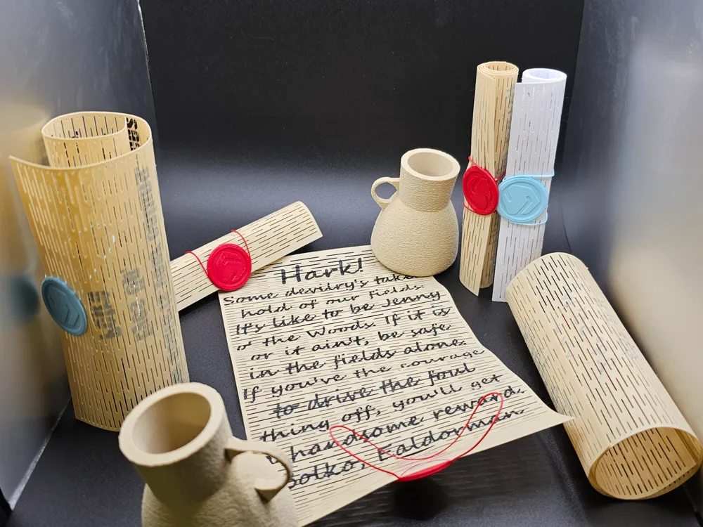 Customizable Wax Sealed Parchment by Surreal Sonicus - MakerWorld
