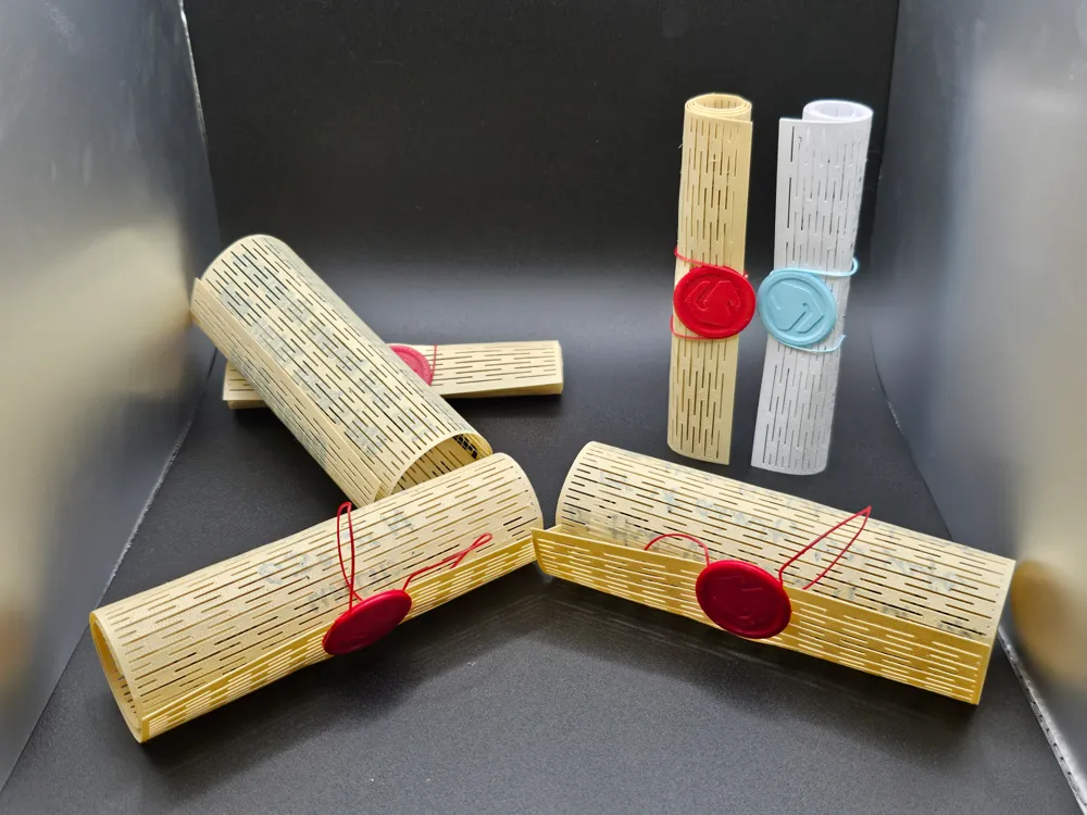 Customizable Wax Sealed Parchment by Surreal Sonicus - MakerWorld