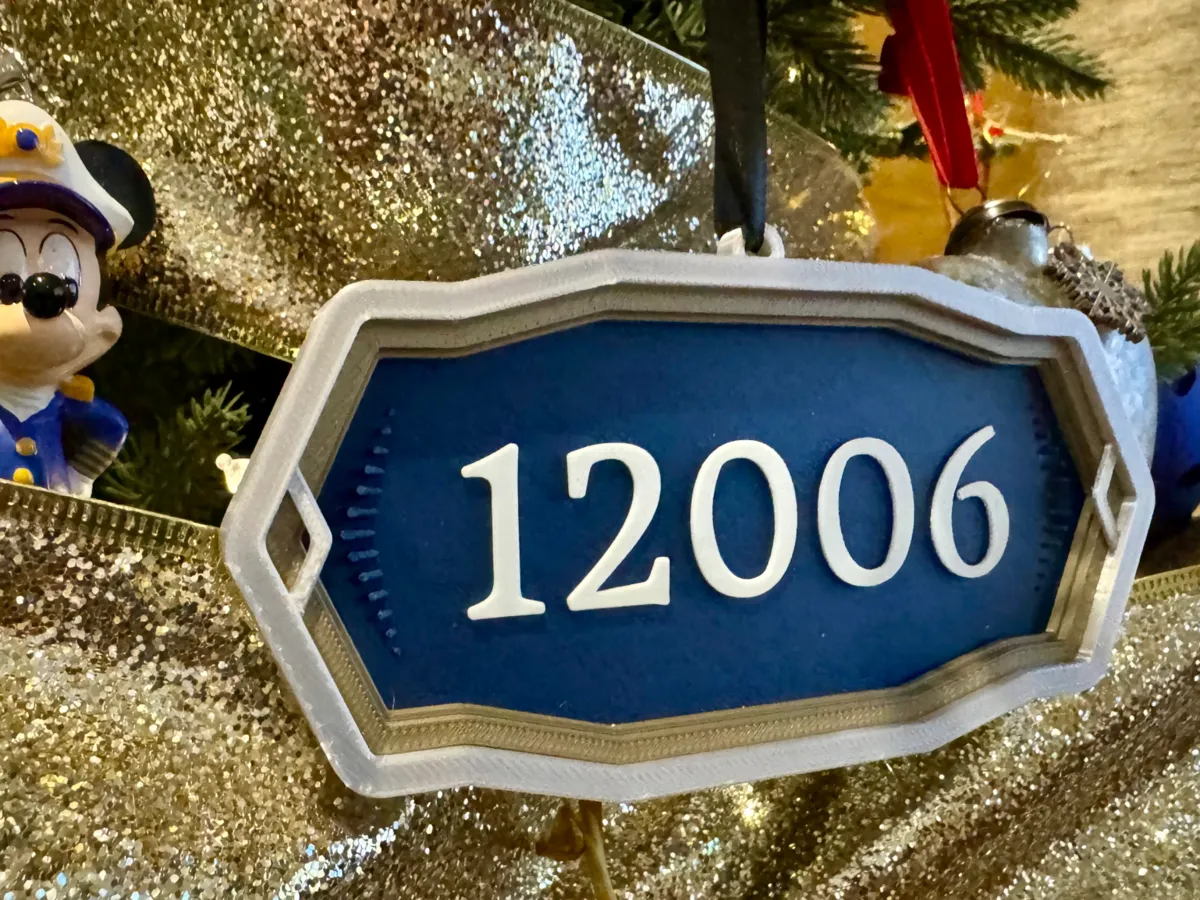 Disney Destiny Stateroom Ornament - Free 3D Print Model - MakerWorld