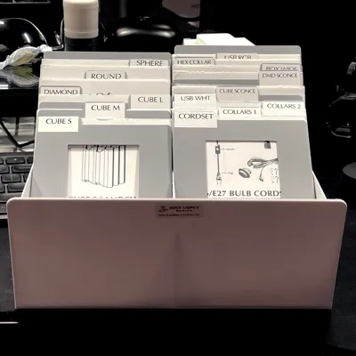 2X Wide 4x6 Shipping Label Sorter Tray + Dividers by AeonJoey - MakerWorld