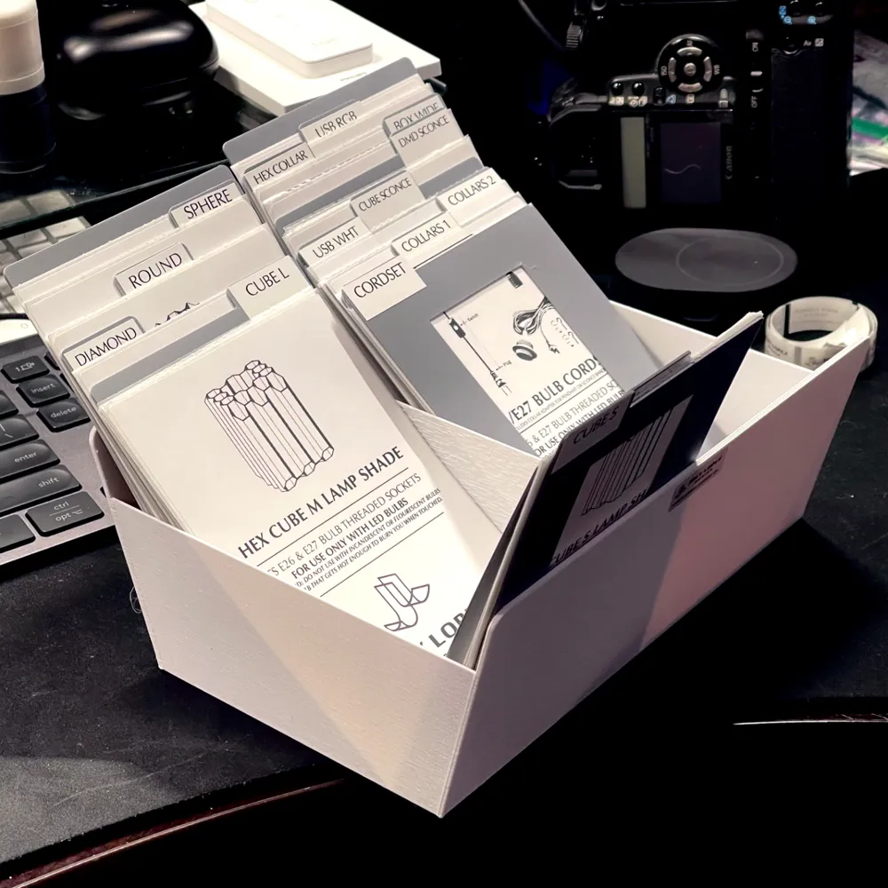2X Wide 4x6 Shipping Label Sorter Tray + Dividers by AeonJoey - MakerWorld