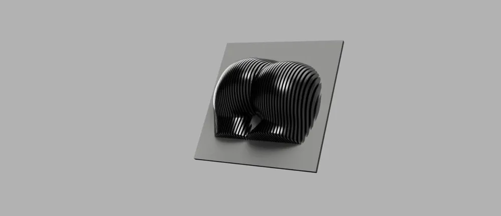 Woman Bottom shaped Wall Art by GP3D84 - MakerWorld