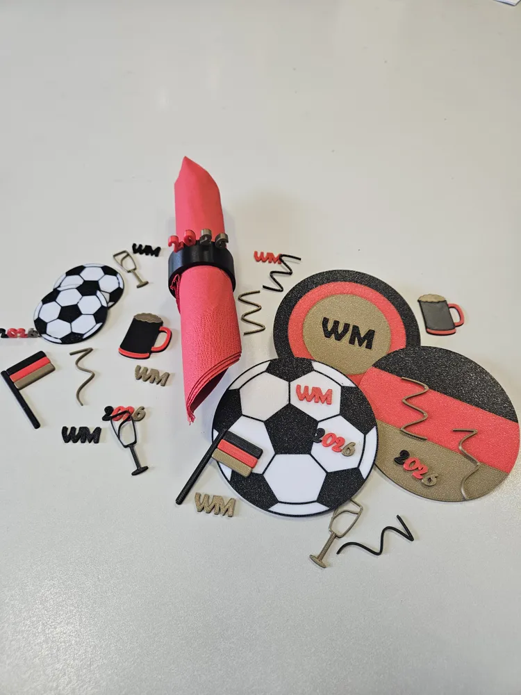 World Cup/European Championship Table Decoration Germany - Free 3D ...