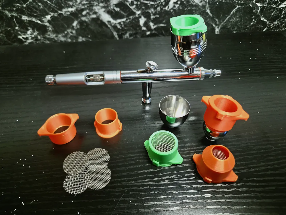 Airbrush Paint Filter with 20mm steel screens by ONI.FORGE MakerWorld: Download Free 3D Models