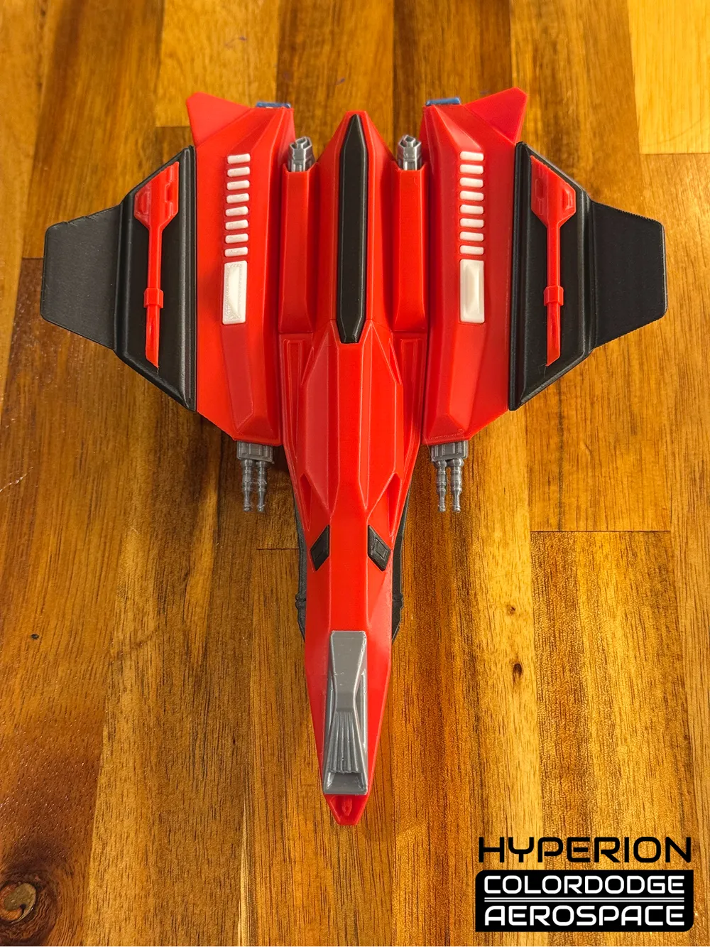 Colordodge Aerospace Hyperion Spaceship Kit - Free 3D Print Model ...