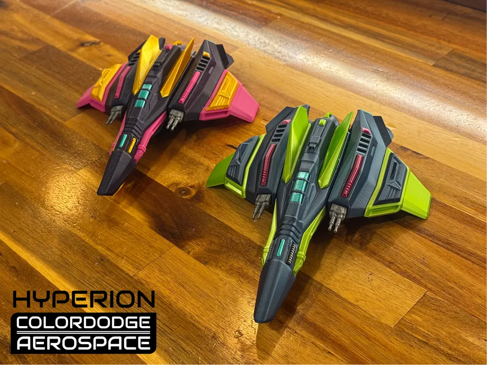 Colordodge Aerospace Hyperion Spaceship Kit - Free 3D Print Model ...