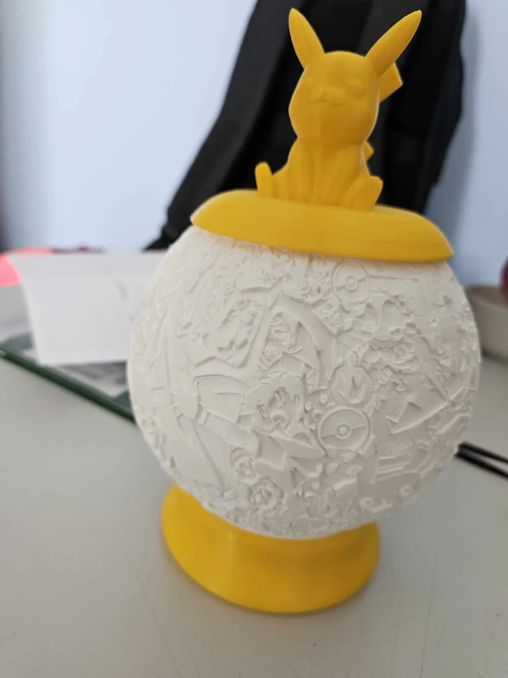 Pokemon & Pikachu - Spherical Lamp - Free 3D Print Model - MakerWorld
