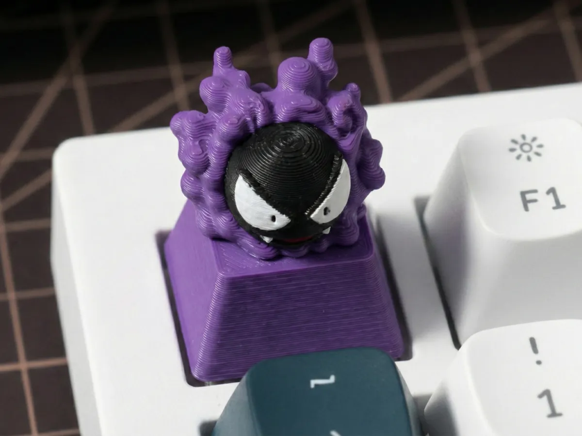 Gastly – Pokémon Mechanical Keyboard Keycap - Free 3D Print Model ...