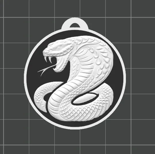 snake relief keychain by Abraziv01 MakerWorld: Download Free 3D Models