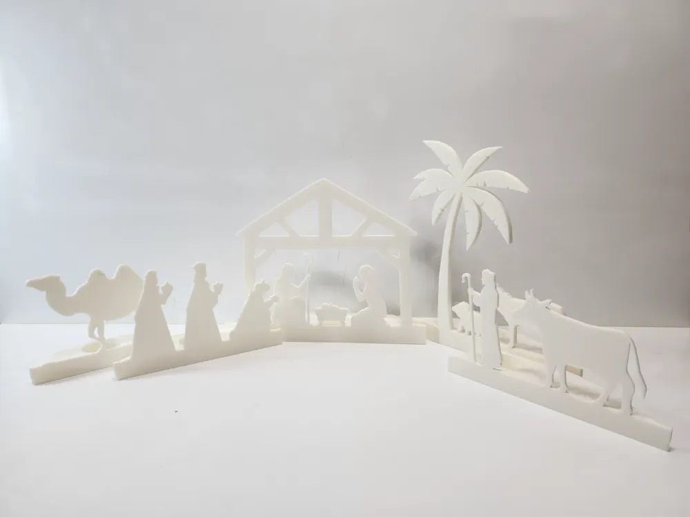 Christmas Nativity Diorama Set - 5 piece tea light by Jamboodle ...