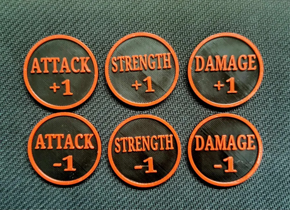 Warhammer 40k condition tokens by Underground Tabletop - MakerWorld