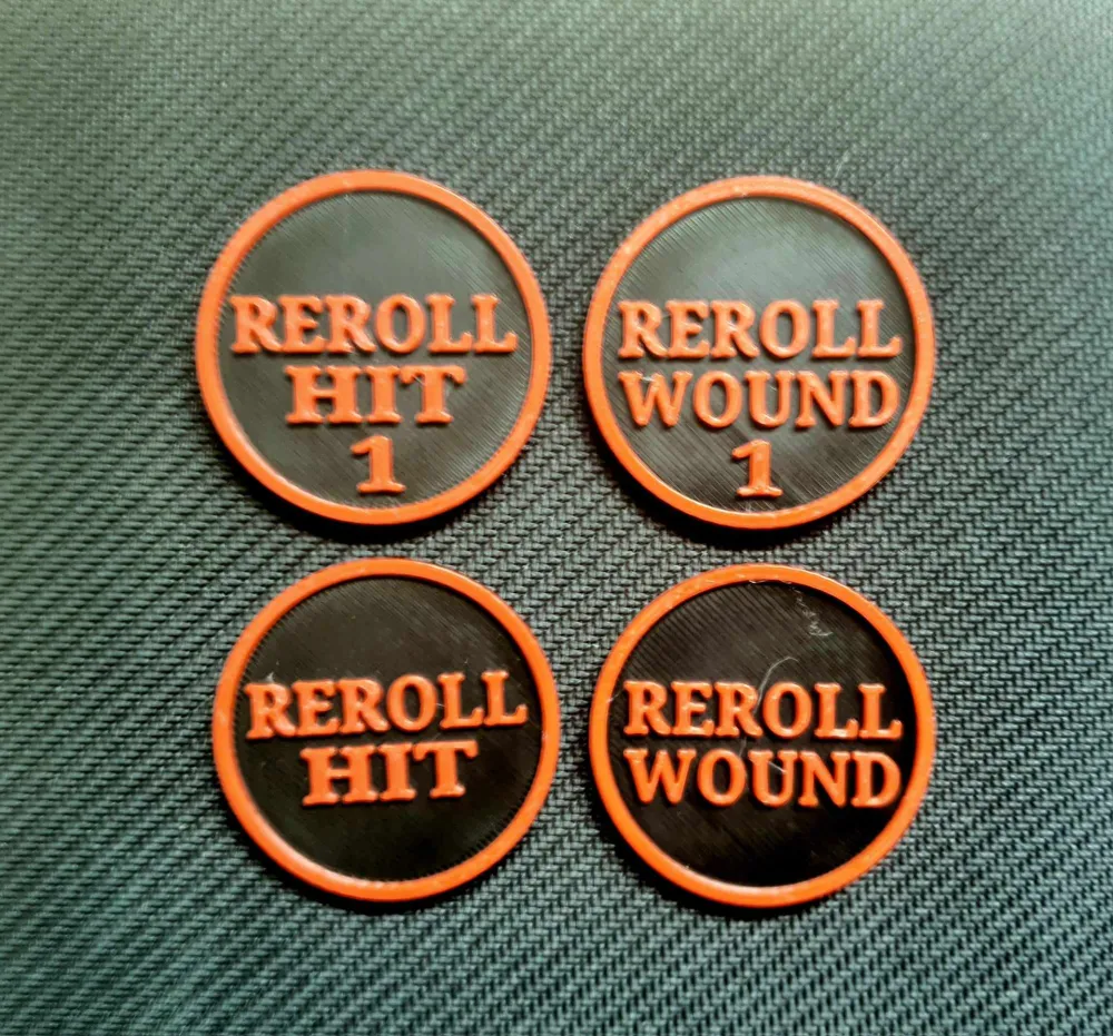 Warhammer 40k condition tokens by Underground Tabletop - MakerWorld