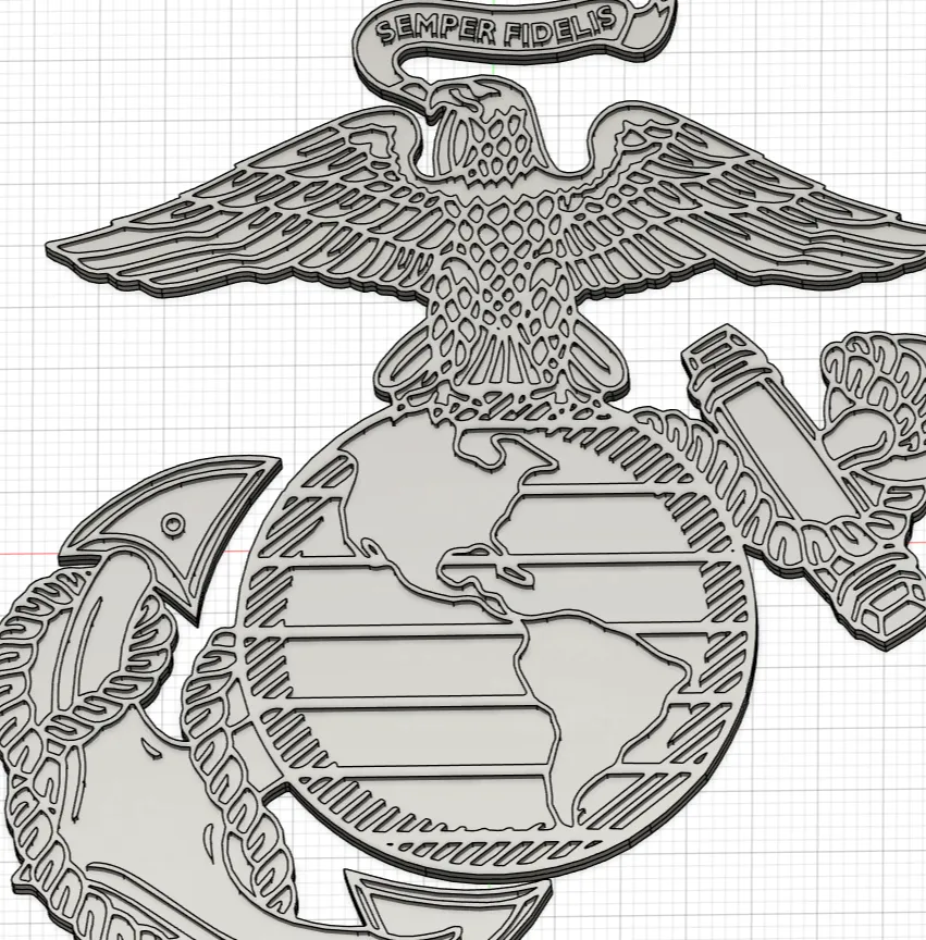 USMC, Marine Corps EGA Plaque by KQuinones MakerWorld: Download Free 3D ...