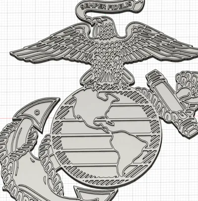 USMC, Marine Corps EGA Plaque by KQuinones - MakerWorld