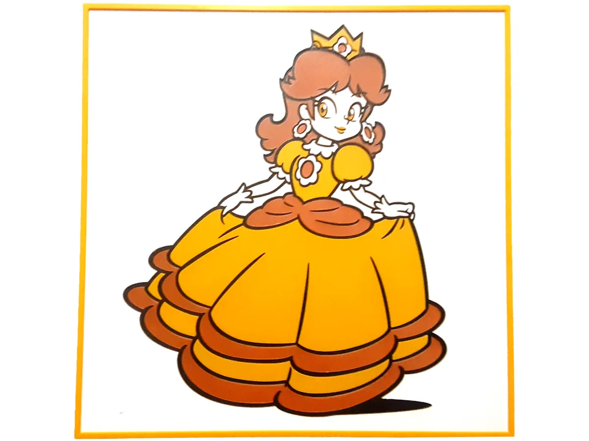 Princess Daisy Hueforge Nintendo Super Mario - Free 3D Print Model ...