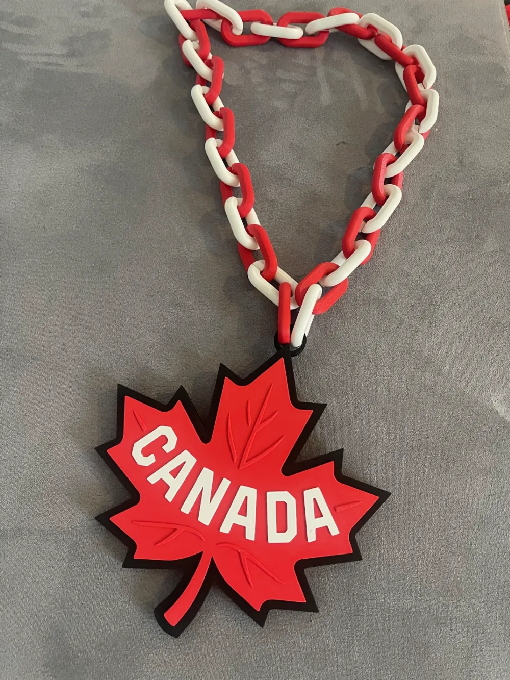 Team Canada 4 Nations Face Off Necklace by adam.bisson - MakerWorld