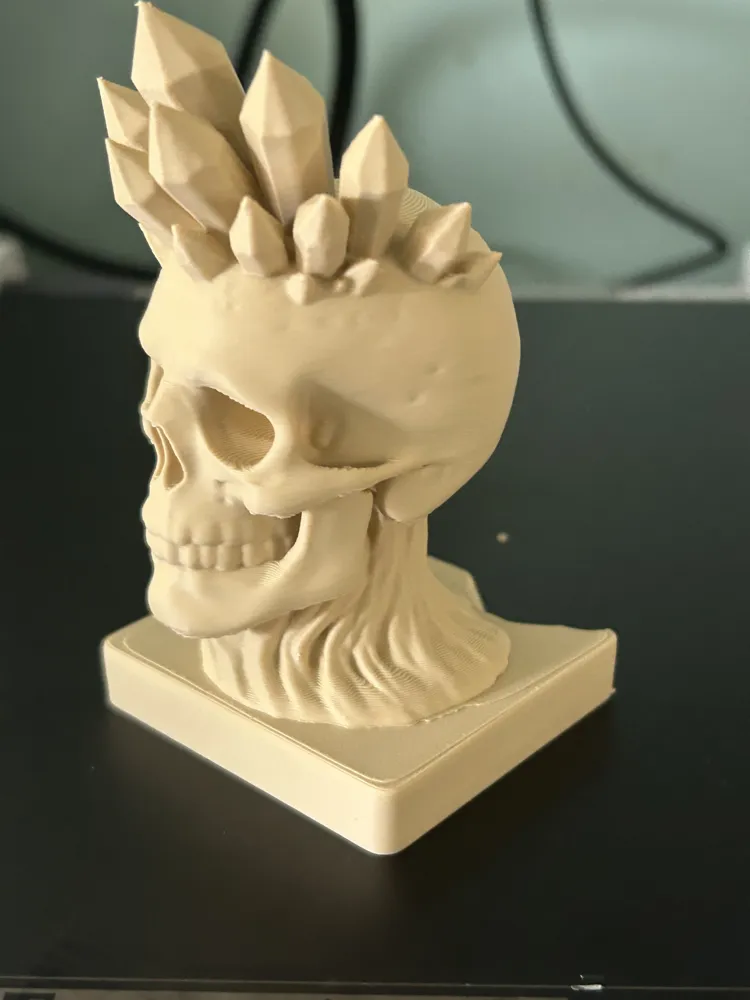 Crystal Skull – Stylised Fantasy Bust by Disaster MakerWorld: Download Free 3D Models