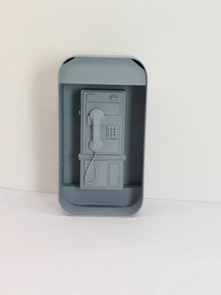 Miniature Payphone - Free 3D Print Model - MakerWorld
