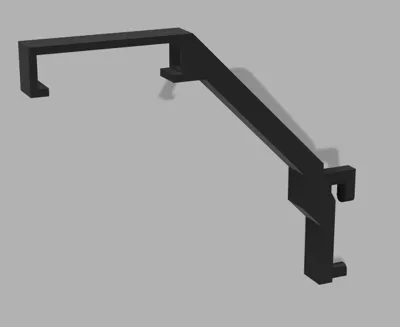 Skadis LED profile holder with hidden wire channel by Lozagon1234 ...