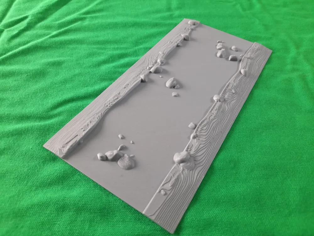 Modular Wargaming Terrain, Straight - Free 3D Print Model - MakerWorld