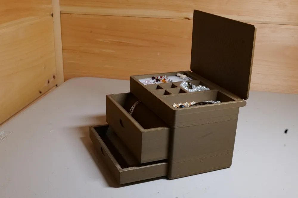 Tiered Jewelry Storage Box - Free 3D Print Model - MakerWorld