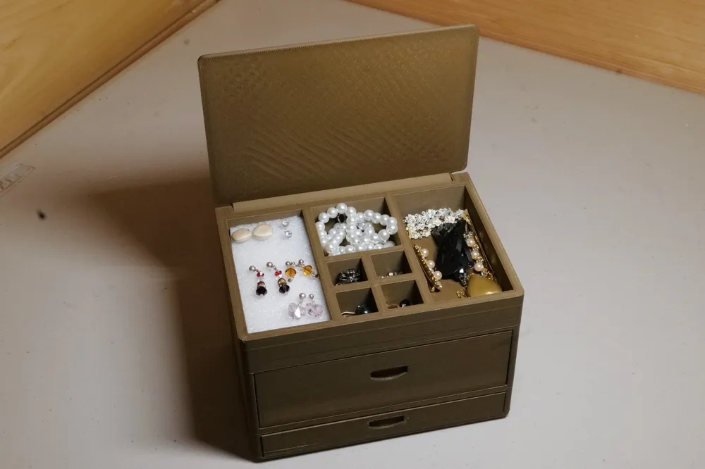 Tiered Jewelry Storage Box - Free 3D Print Model - MakerWorld